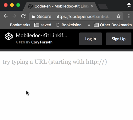 Use Mobiledoc-Kit to build an auto-linking text editor | by Cory Forsyth | Medium