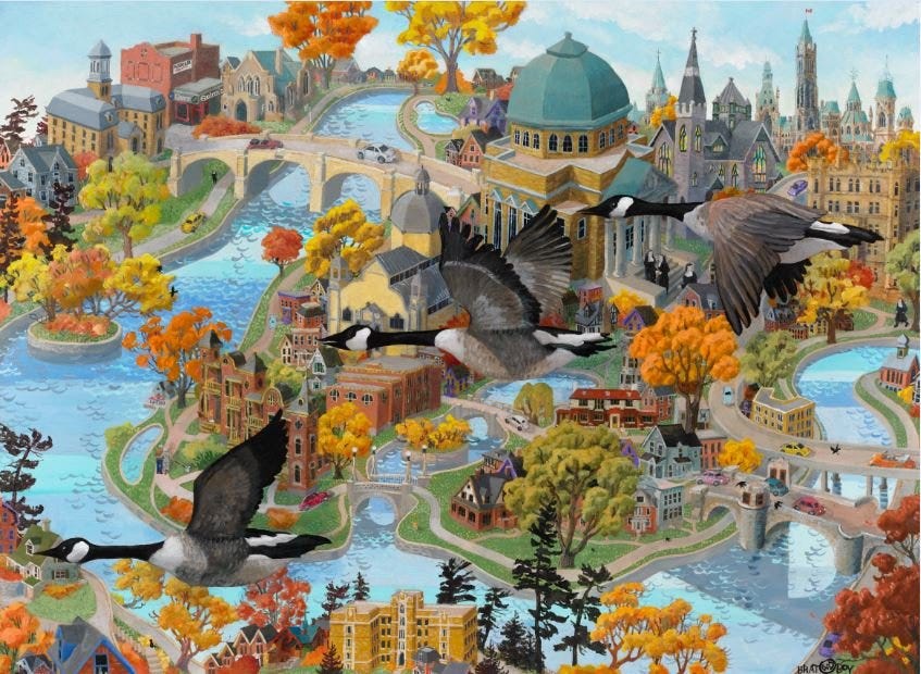 Artist Profile: Bhat Boy. From paintings of geese soaring past… | by ...