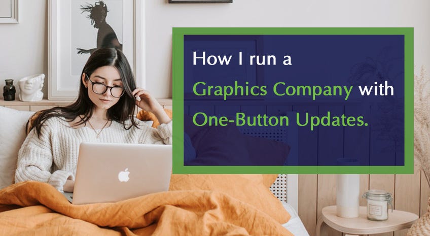 How I Run a Graphic Design Company sending Customer Notifications with ...