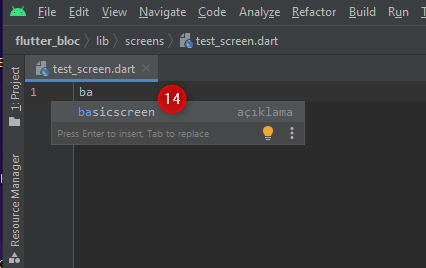 Flutter Custom Snippets Android Studio | by Hasan Akpürüm | Devops Türkiye☁️ 🐧 🐳 ☸️ | Medium