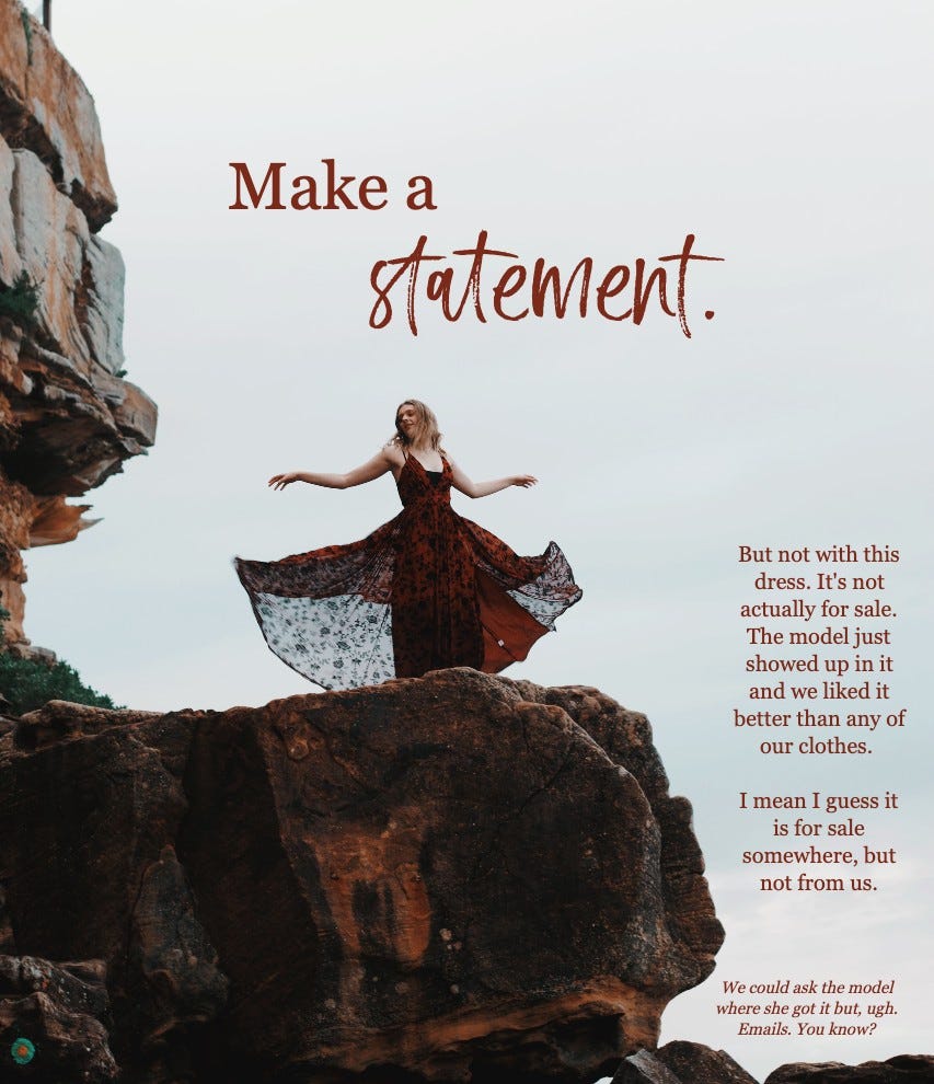 Our Clothing Catalogue Is Beautiful, Trendy, And Totally Unhelpful ...