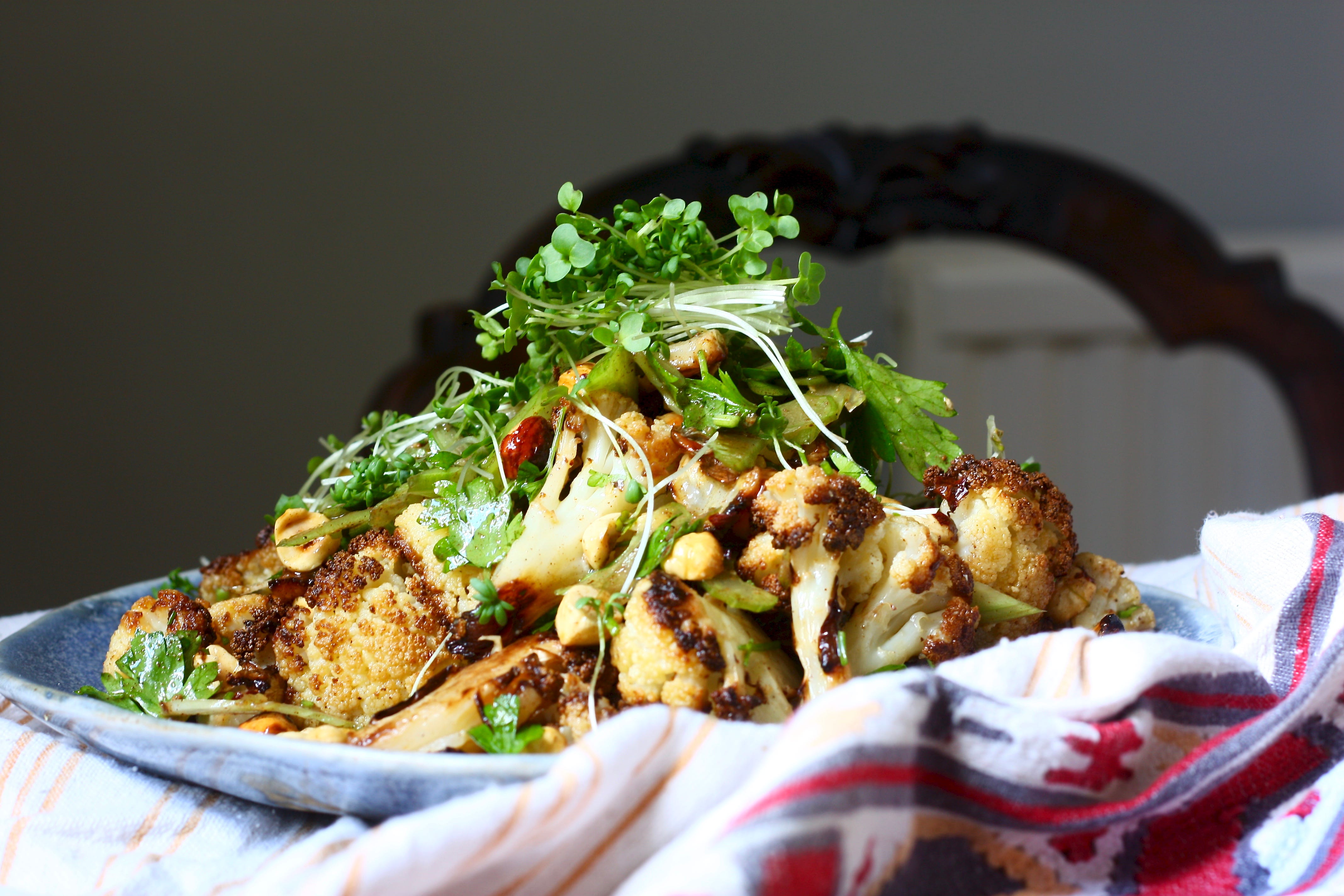 Roasted Cauliflower & Hazelnut Salad | by Rachel Lett | Span | Medium