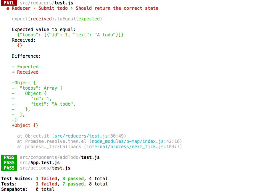 A Guide To Tdd A React Redux Todolist App — Part 3 By Sanjay Purswani Medium