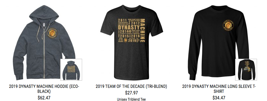 Dynasty Machine Announces New Logo and Memorabilia to Commemorate “Team ...