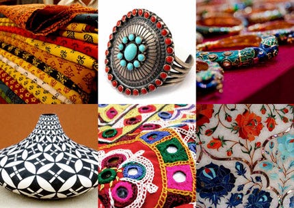 Indian Handicrafts. Handicrafts commonly refer to handmade… | by Hiral ...