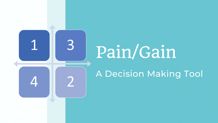 Pain/Gain: A Decision-Making Tool | by Camille Bryant | Medium
