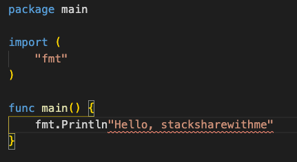 Go- #3 Hello World in Go. Get Start with Go | by StackSharing ...