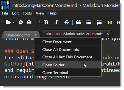 Introducing Markdown Monster a new Markdown Editor for Windows | by Rick Strahl | Markdown ...