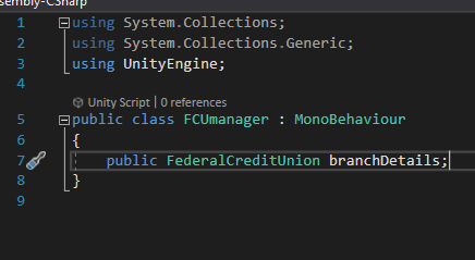 Classes in C# using Unity. What are classes, custom classes, and… | by Jared Amlin | Level Up Coding