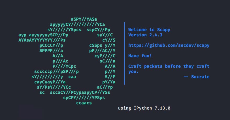 ทำความรู้จักกับ Scapy เบื้องต้น. Scapy คืออะไร ? | by Taksin ...