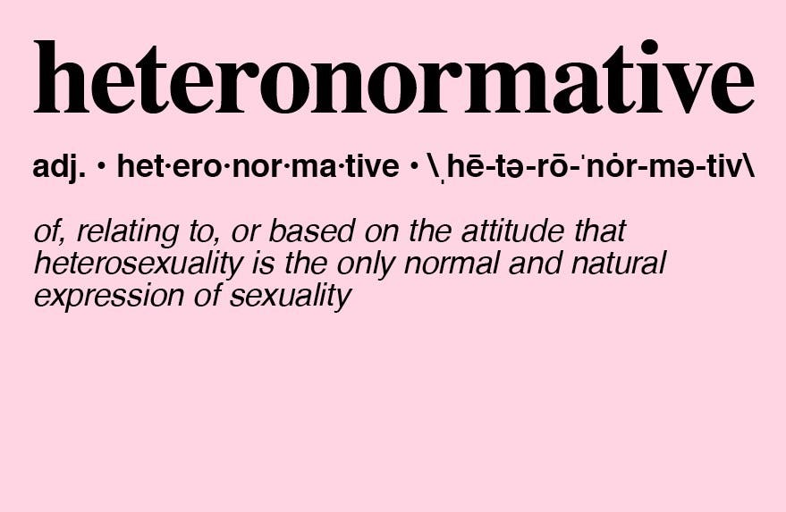 Heteronormativity in Entertainment Is The Enemy of Progress | by Nell ...