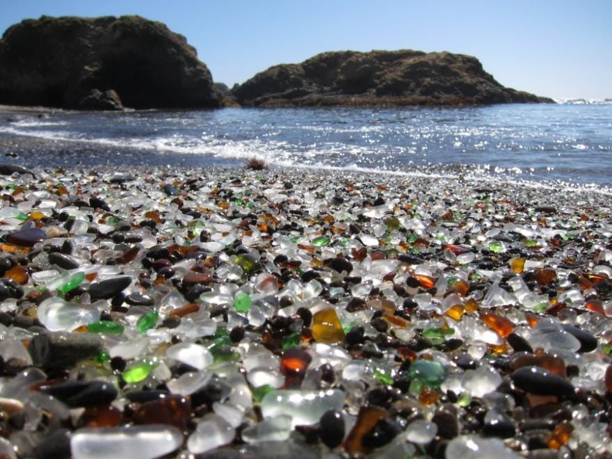 The rarest beaches in the world.. — A unique glass beach in… | by ...
