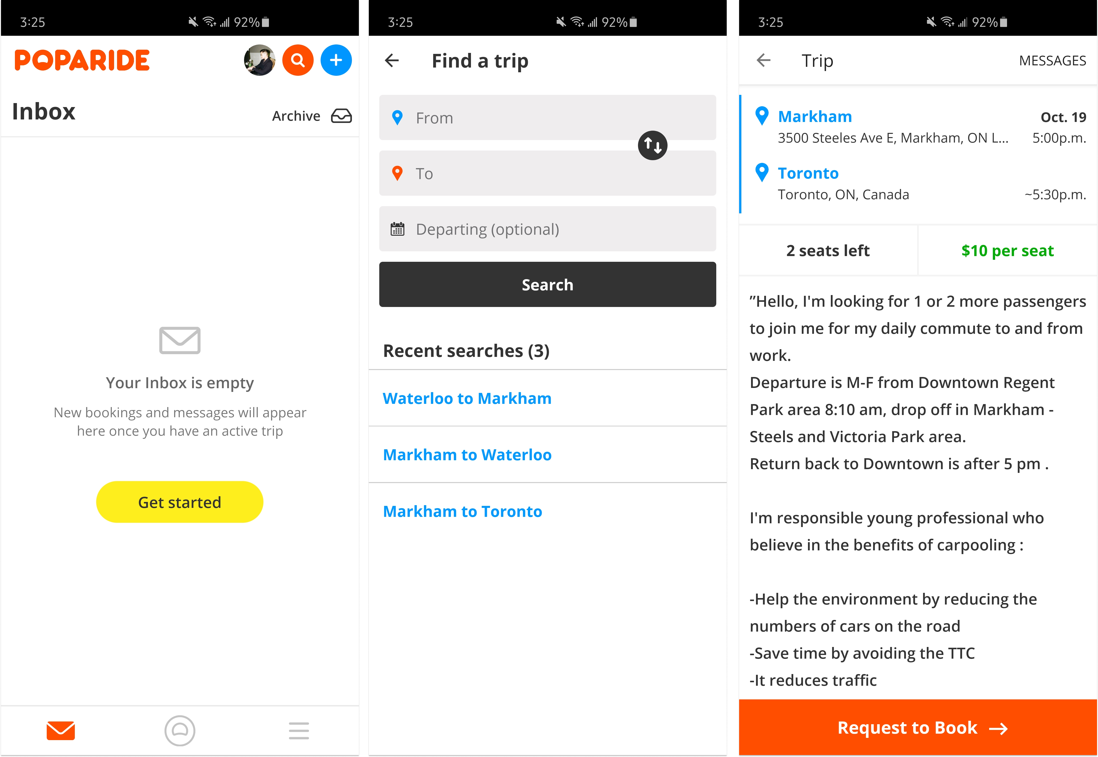 Designing a better ridesharing app for postsecondary students — a UX ...