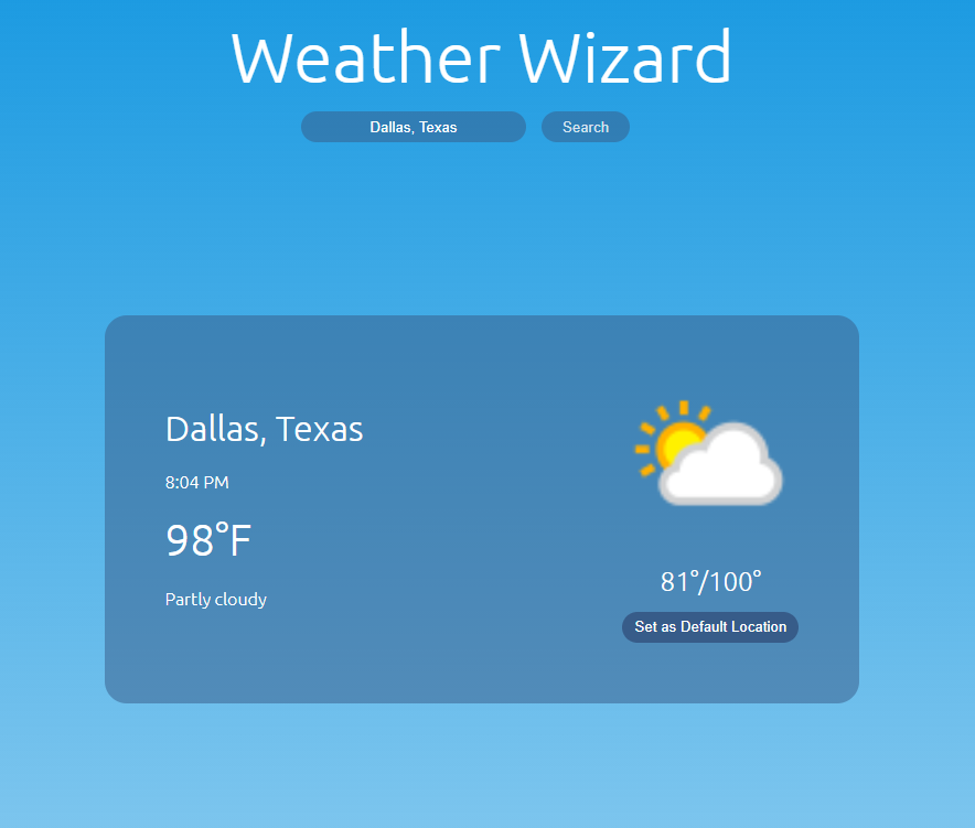 Weather API Project — Phase 1. For my phase 1 project at Flatiron, I ...