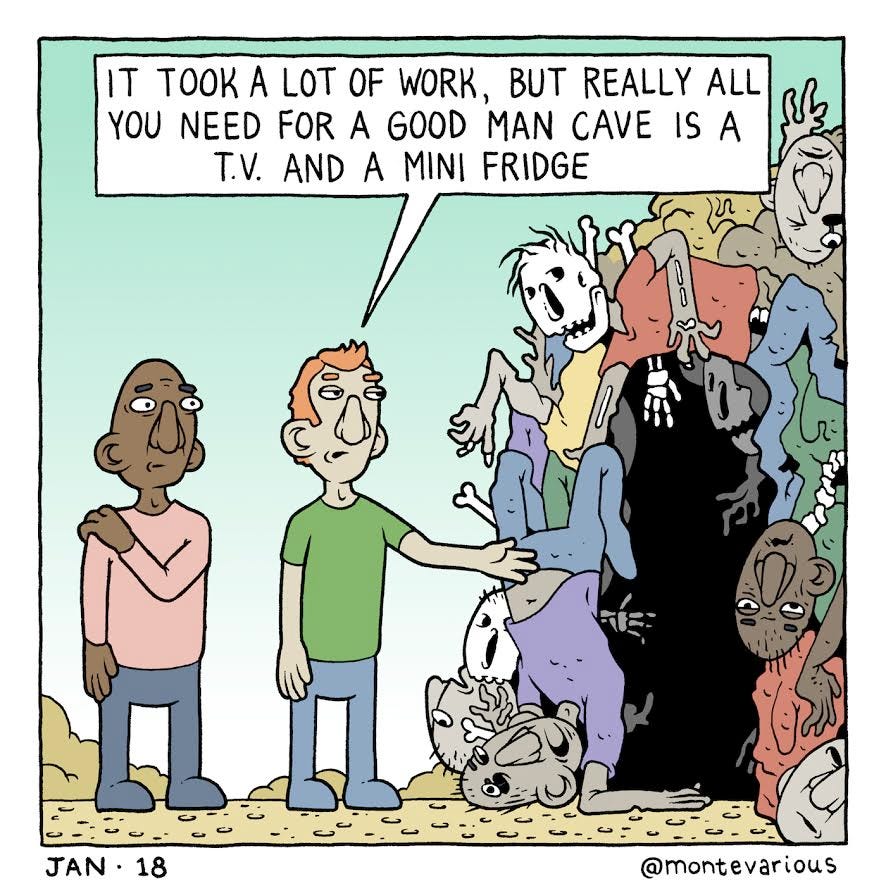 Sunday Funnies: The Disturbing True Meaning of a Man Cave | by MEL ...