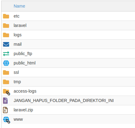 Deploy Laravel Project ke hosting cPanel | by Gwoks | Medium