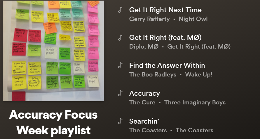 Accuracy: all about the team work | by Jo Chimes | Medium