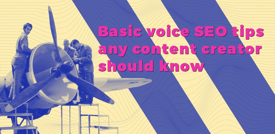 Basic voice SEO tips any content creator should know | by Ron Jaworski ...