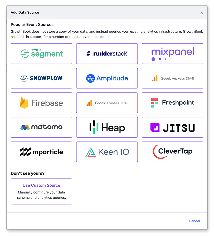 GrowthBook Version 1.6. Data source improvements, new… | by Graham McNicoll | GrowthBook | Sep ...