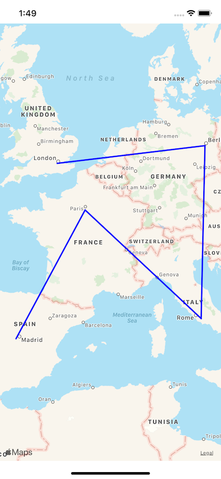 Decoding a polyline, and drawing it with SwiftUI (MapKit) | by Mauricio Vazquez | Medium