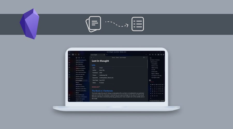 7 Obsidian Templates to Streamline Your Notes | by Diana Demco | Nov ...