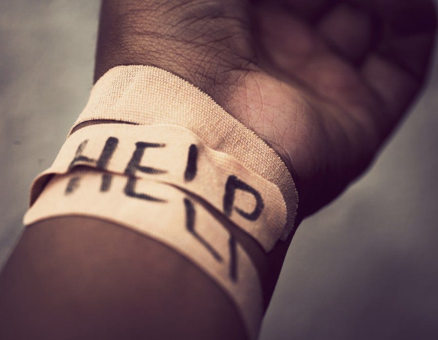 Looking in the mirror, tears in my eyes | by Christina Snow | Medium