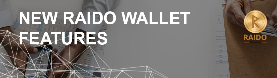 📲 New Raido Wallet Features 📲. Great news! We have added some new… | by ...