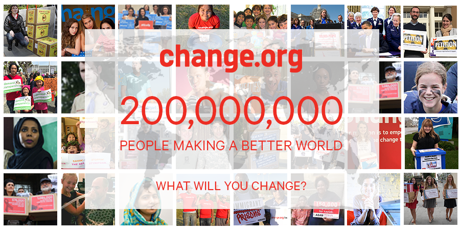 Celebrating Our 200 Million Users | by Jon Perri | Change.org | Medium