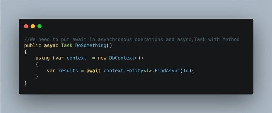 𝐇𝐨𝐰 𝐭𝐨 𝐚𝐯𝐨𝐢𝐝 𝐃𝐛𝐂𝐨𝐧𝐭𝐞𝐱𝐭 𝐓𝐡𝐫𝐞𝐚𝐝𝐢𝐧𝐠 𝐈𝐬𝐬𝐮𝐞𝐬 𝐢𝐧 𝐄𝐧𝐭𝐢𝐭𝐲 𝐅𝐫𝐚𝐦𝐞𝐰𝐨𝐫𝐤 | by Muhammad Waseem | Dec, 2022 ...