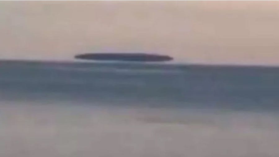 An Enormous Floating Object Appears on the Great Lakes, UFO, Ghost Ship ...