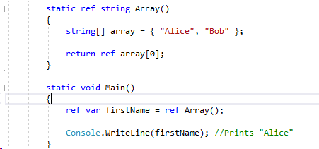 C# 7 Features — Ref Return and Ref Local | by Sena Kılıçarslan | C# ...