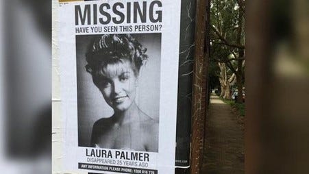 Vintage Missing Person Poster