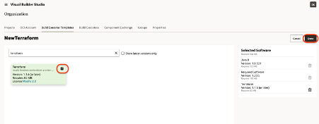Run your terraform scripts using Oracle Visual Builder Studio in Oracle Cloud Infrastructure ...