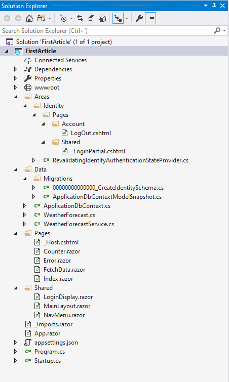 .NET Core 3 — Blazor App and Security with Identity and MySql | by Carlos Pedro | Medium