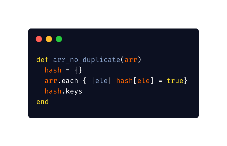 Array without duplicate. A simple trick in Ruby 💎 | by irene.tomaini ...