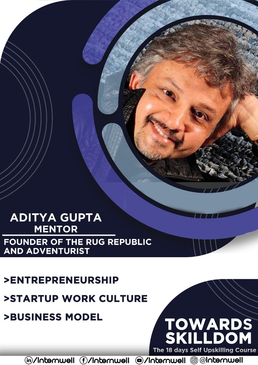 Aditya Gupta. Start-up Work culture & Endeavours of… | by ...