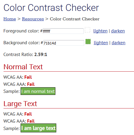 Color Contrast & Microsoft Word. For those that post accessible content ...