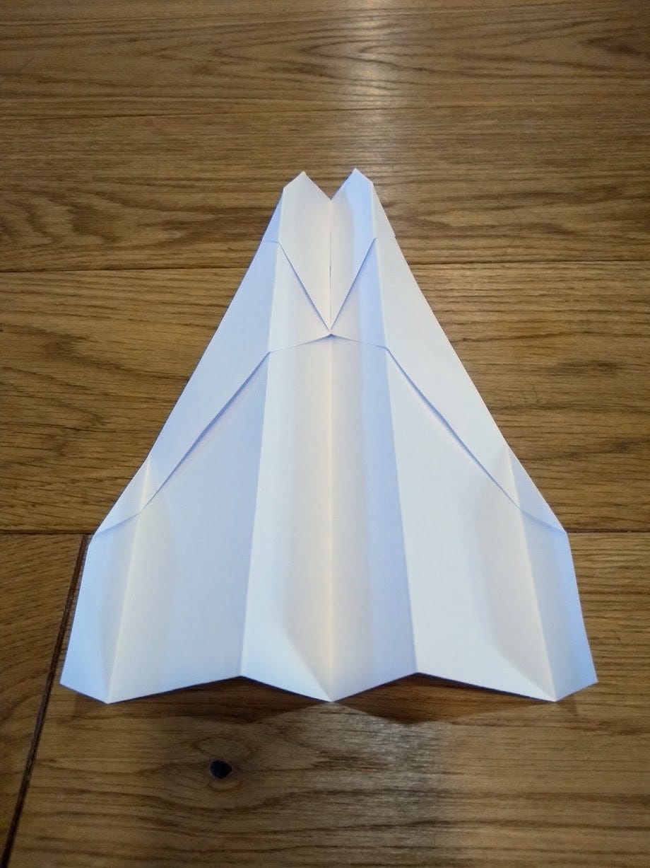 The Hyper-Screamer-Turbo-Jet paper airplane — a COVID exercise for your ...