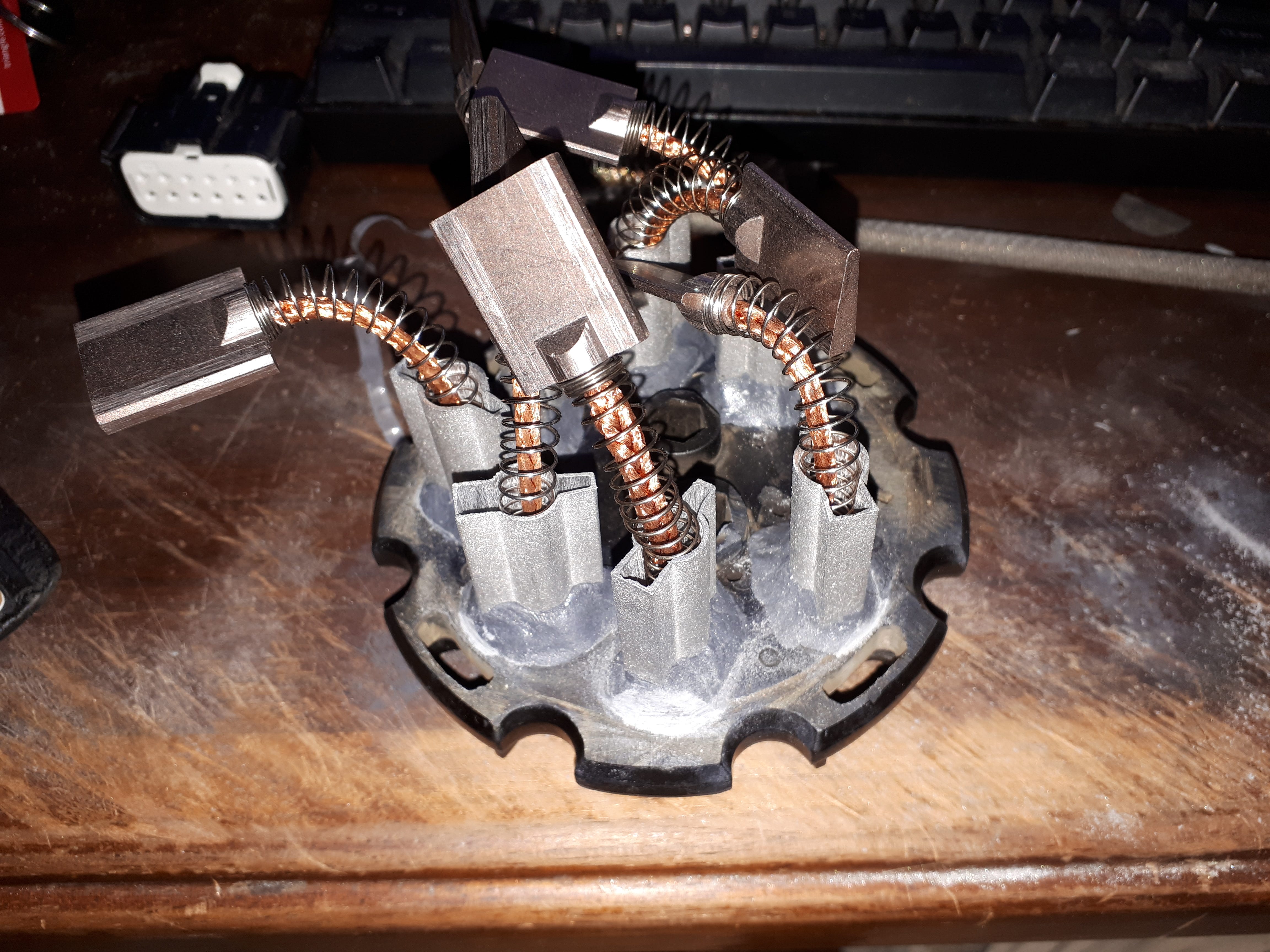 Modding an Agni 95R motor brush holder (for a 2010 Zero Motorcycle ...