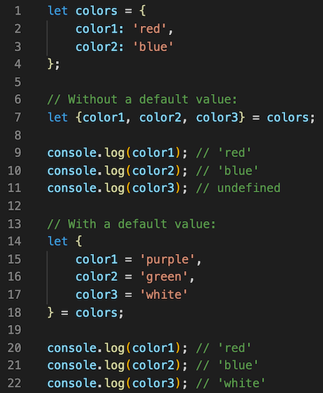 JavaScript: Object Destructuring (ES6) | by Bahay Gulle Bilgi | The Startup | Medium