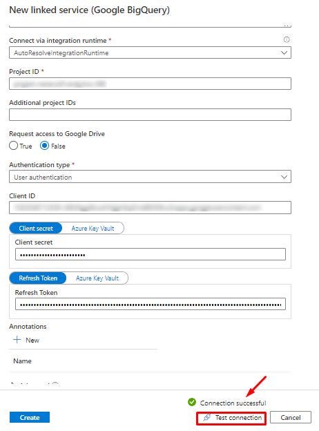 Data Transfer from Google BigQuery to Azure Blob Storage using Azure Data Factory (ADF) | by ...