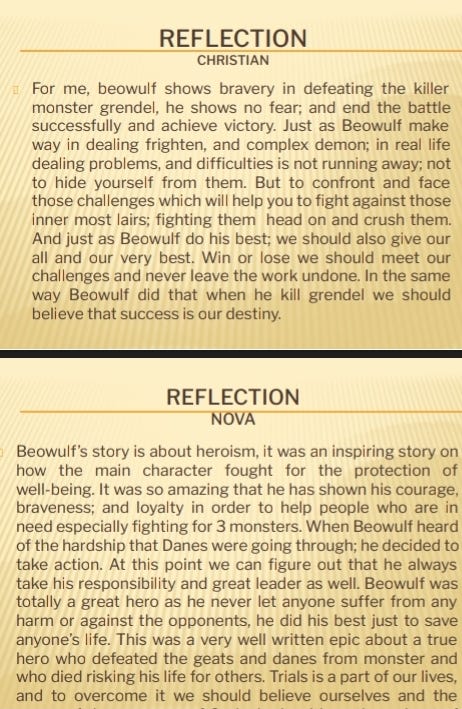 BEOWULF PART 1 TO 3 | LITERARY ANALYSIS I know you are interested about ...