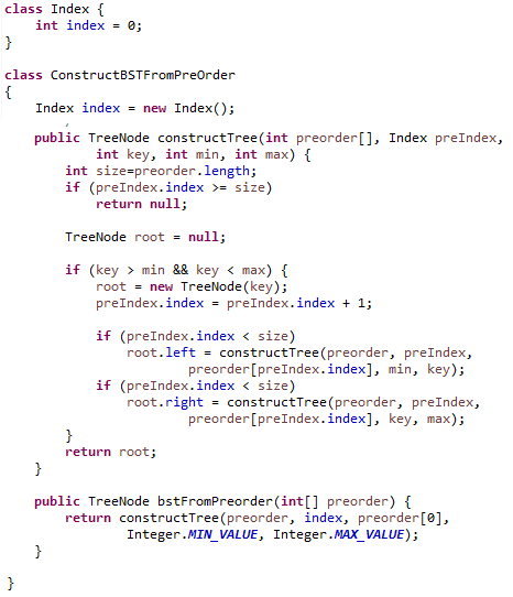 #LeetCode (May LeetCoding Challenge): Construct Binary Search Tree from Preorder Traversal | by ...