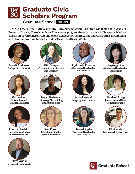 UofSC Graduate Civic Scholars Program – Medium