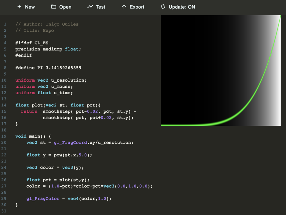 [GLSL] Shaping Functions. Here is the code I met previously. | by Shinerd | Medium