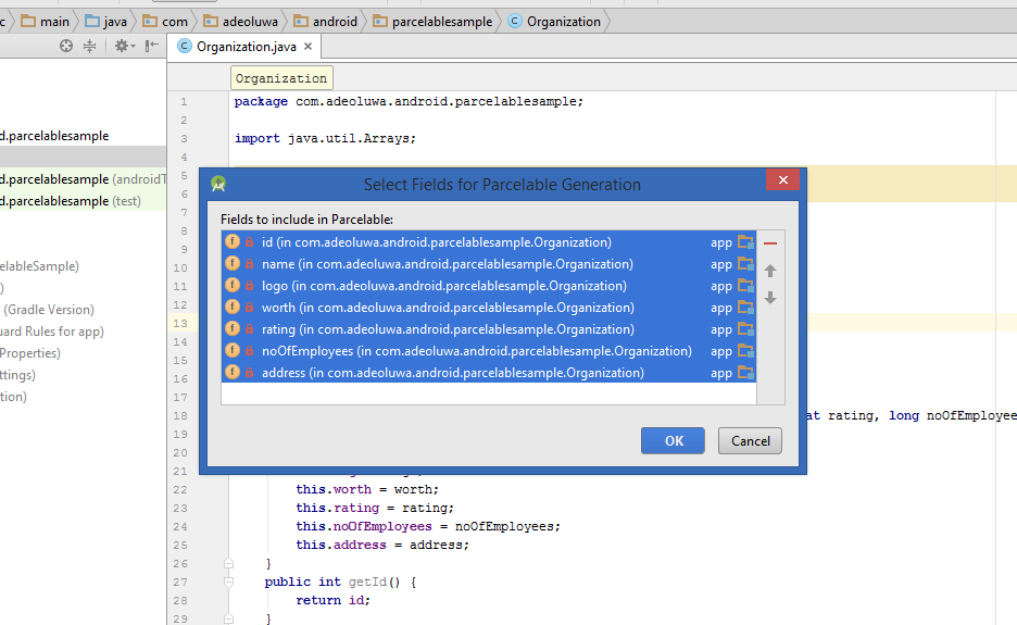 Implement Parcelable in Android. In some cases where you need to… | by Adetayo James | Medium
