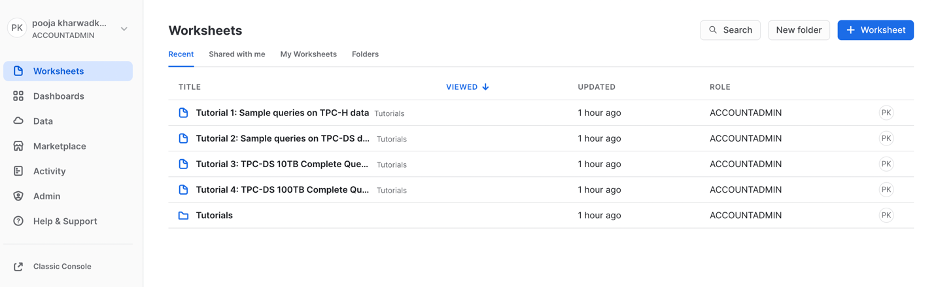 Building Dashboards using Snowsight | by Pooja Kelgaonkar | Snowflake | Medium