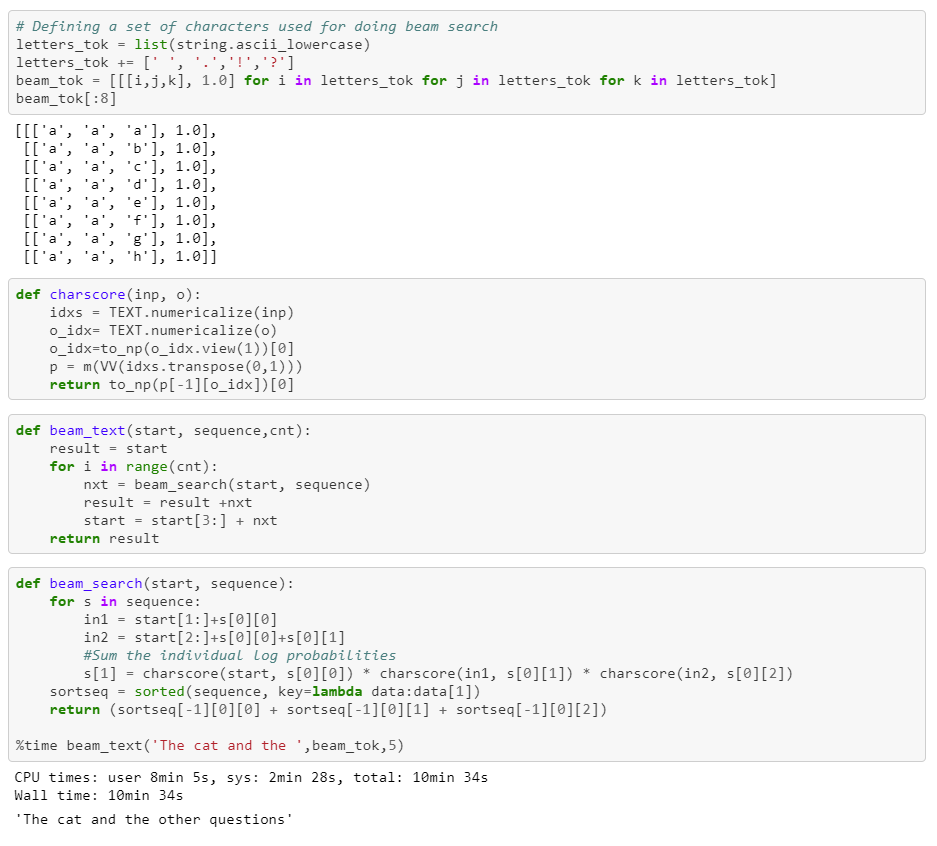 Text Generation for Char LSTM models | by Nikhil B | HackerNoon.com ...