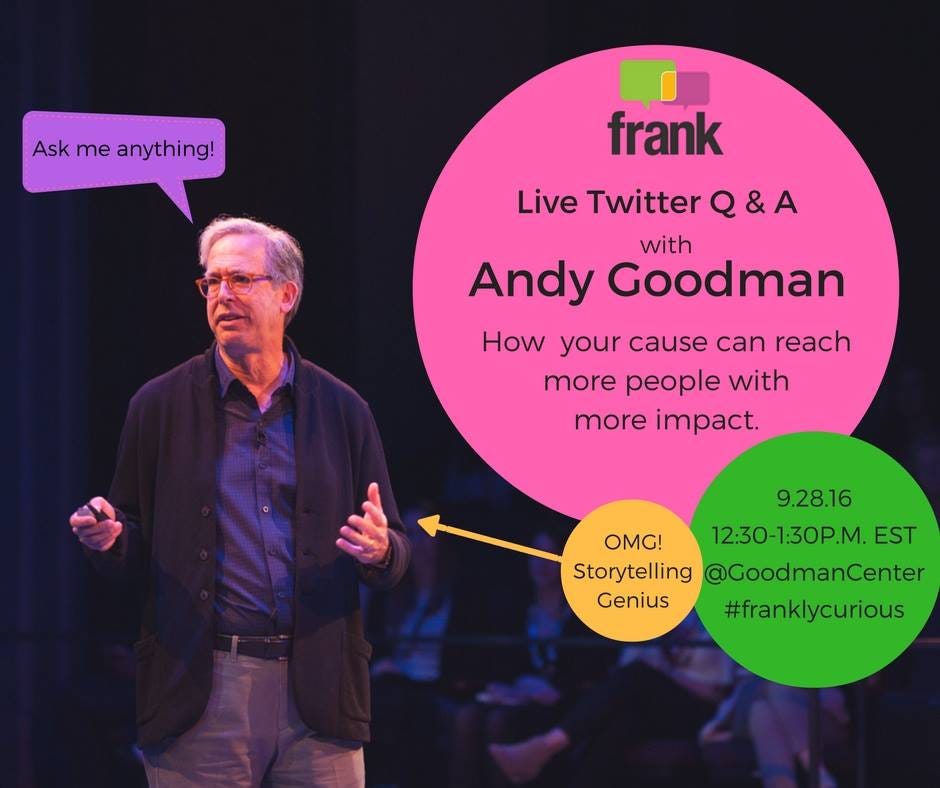 #Storytelling Tips by Andy Goodman | by Fernanda Martinez | Medium