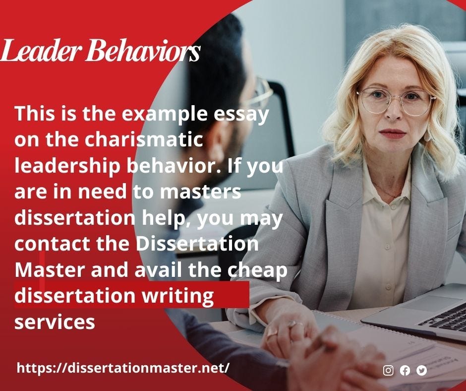 Important leader behaviors of a charismatic leader | by David Lunsford ...